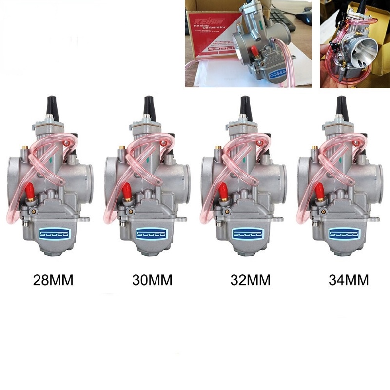Flat Slide Carburetor PWK28mm / 30mm / 32mm /34mm Motorcycle Carb ...