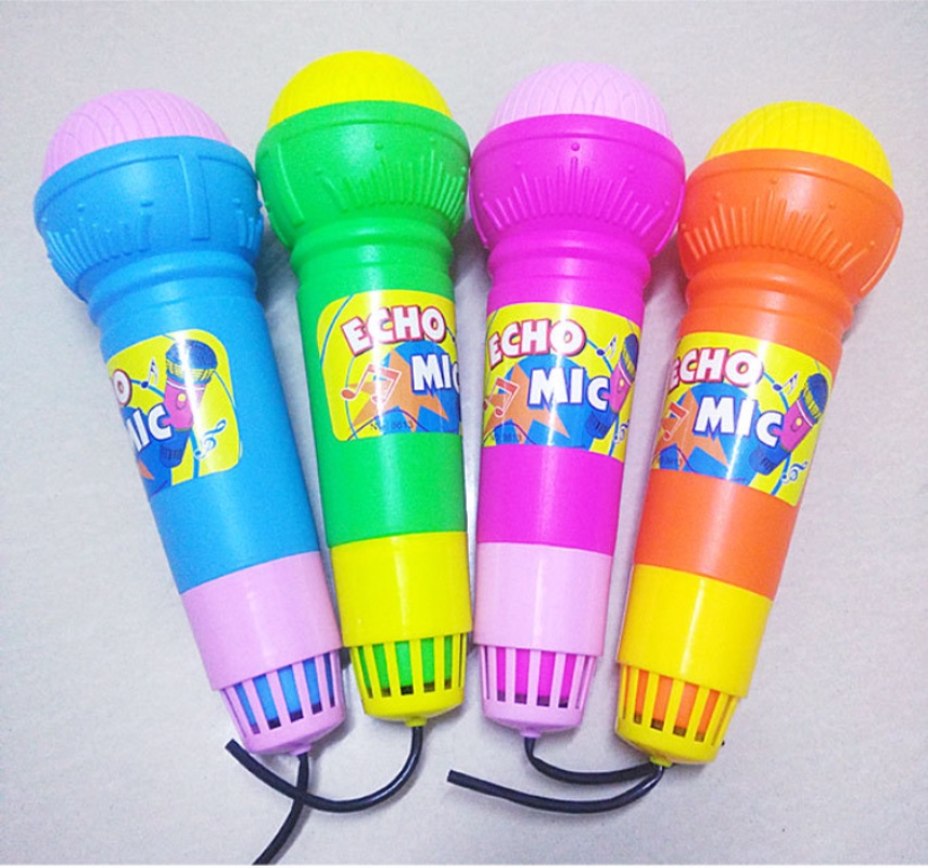 Echo Microphone Toy Children's Transparent Microphone Props Plastic ...