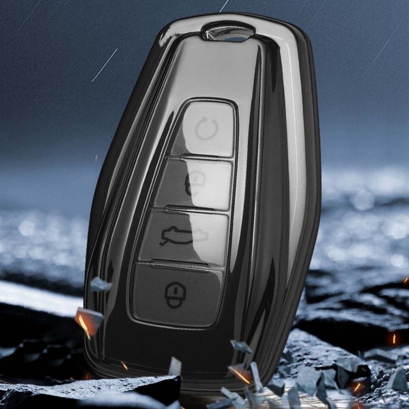 TPU Car Remote Key Case Cover Holder Shell For Proton X50 Geely Emgrand ...