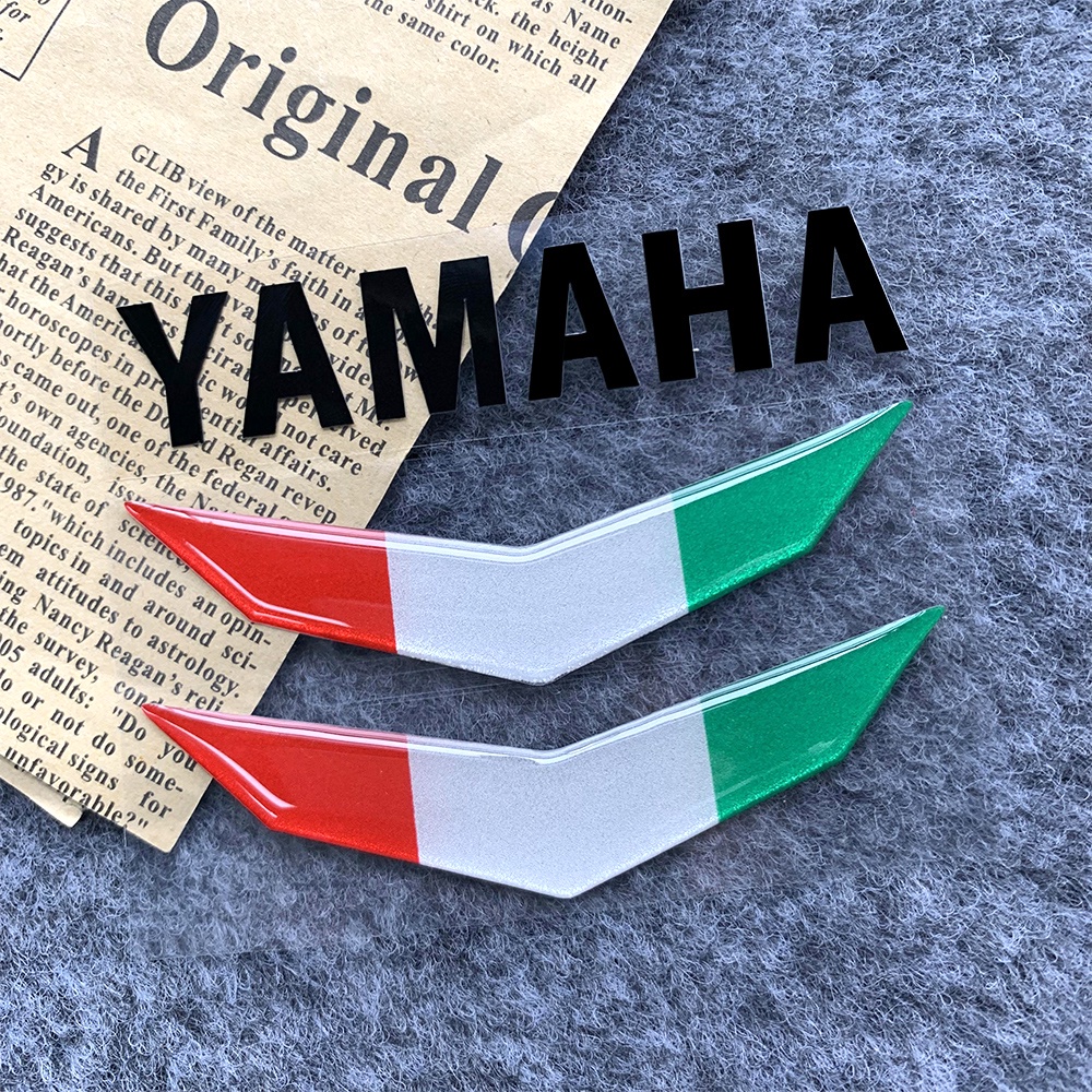 For Yamaha 3D Epoxy Tricolour Flag Sticker MIO SPORTY Aerox Nmax TFX150 ...