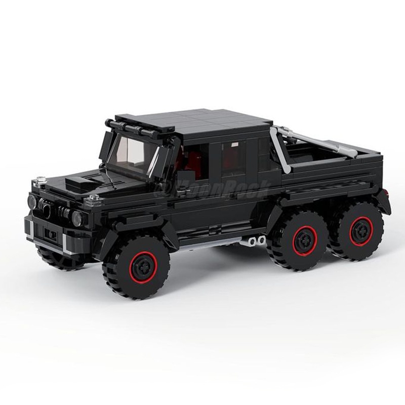MOC Mercedes-Benz AMG G63 6X6 ORV Cars Off-Road Vehicle Building Blocks ...
