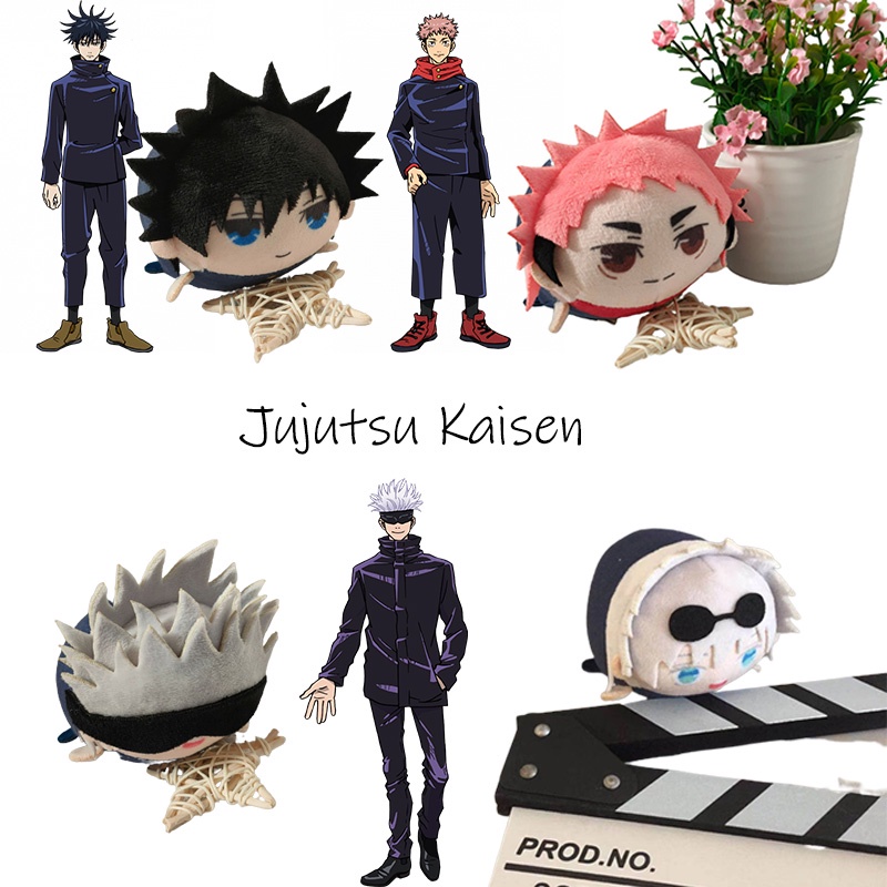 10cm Jujutsu Kaisen Plush Toy Gojo Satoru Itadori Yuji Spree Doll ...