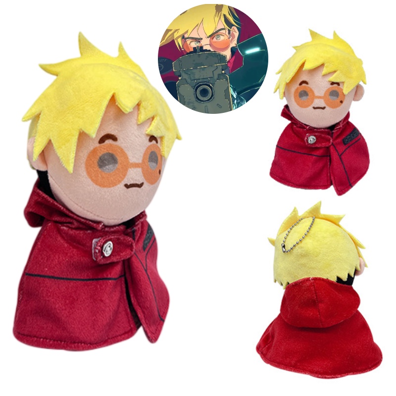 16cm Anime Trigun Vash The Stampede Plush Cartoon Stuffed Soft Toy ...