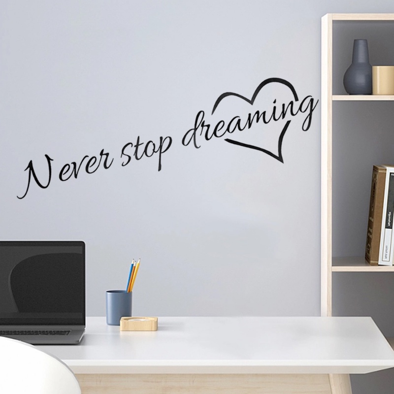 Creative Text Wall Sticker Coffee Cup Pattern Wall Decals for Cafe ...