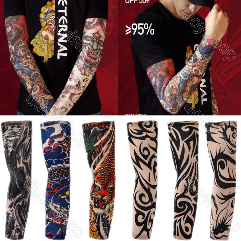 Anti-UV/Dust Hand Sock Arm Sleeves Ice Silk Fishing Motorcycle Bicycle ...