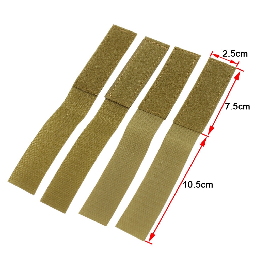 LUC 4pcs Molle Backpack Patch Attachment Vest Armband Sticker For ...