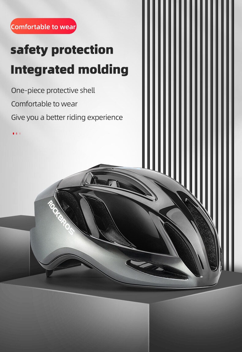 ROCKBROS Cycling Light Weight Helmet Breathable Streamline Aero Bike ...