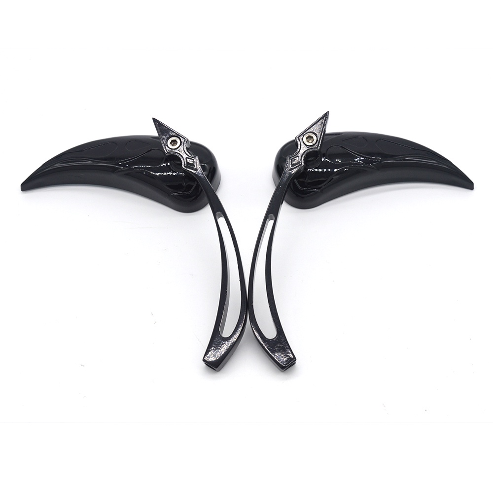 Motorcycle Accessory Chromium plating Rearview Side Mirrors 8mm 10mm ...