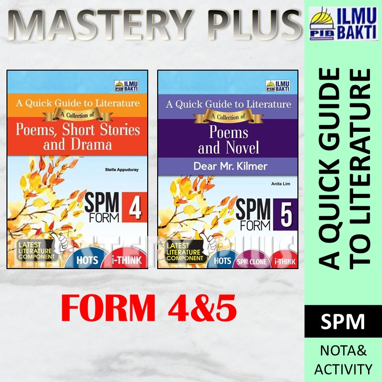 A QUICK GUIDE OF TO LITERATURE SPM FORM 4 5 -A COLLECTION OF POEMS ...