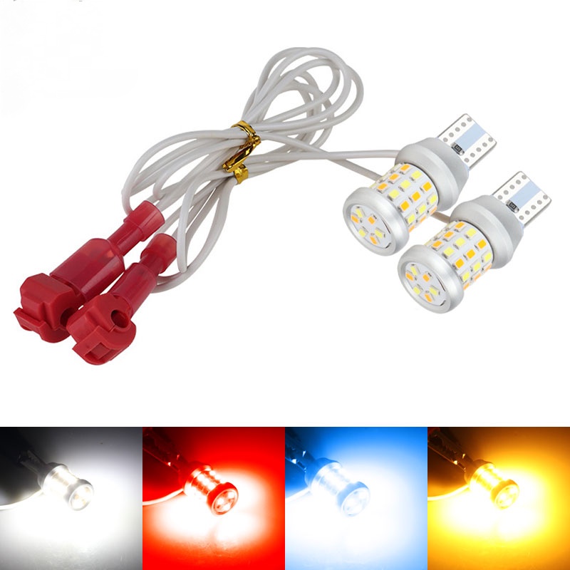 2pcs Firefly style DUAL CONTACT T15 t10 Led W16W Motorcycle Turn Signal ...