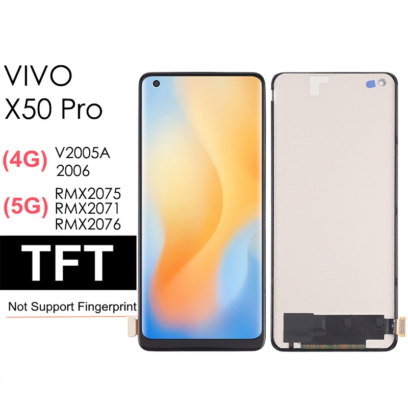 AMOLED / TFT For Vivo X50 / X50 Pro 4G 5G LCD Display Touch Screen ...