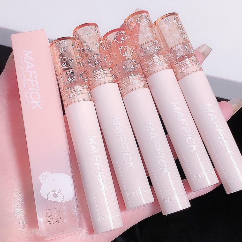 Mirror Lip Gloss Cosmetics Cute Water Glossy Lip Glaze Long-lasting ...