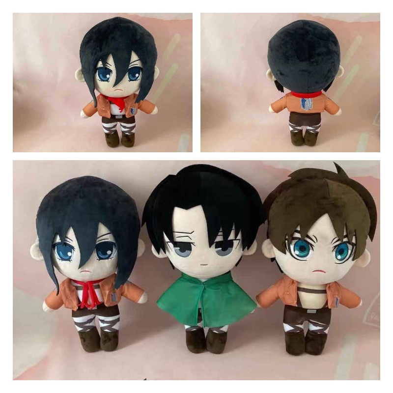 Attack Titan On Eren Jaeger Plush Toy Mikasa Eren Kruger And Available ...
