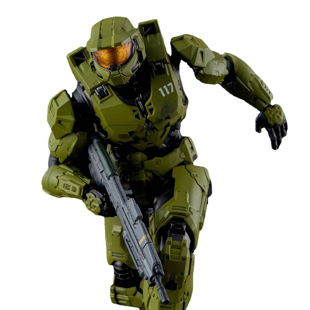 18cm Halo Infinite Master Chief Action Figure 1/12 PVC Mjolnir Mark VI ...