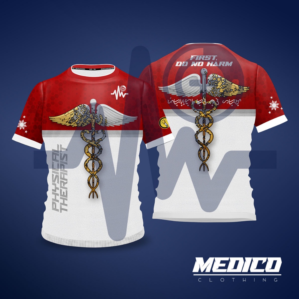 Medical Shirts Physical Therapist V1 MediCo Clothing T-shirt Full ...