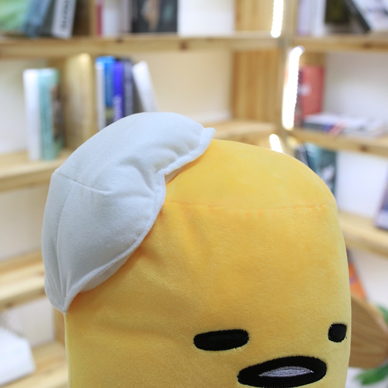Cute 68/110cm Yellow Gudetama Stuffed Long Pillow Bolster Plush Toy ...