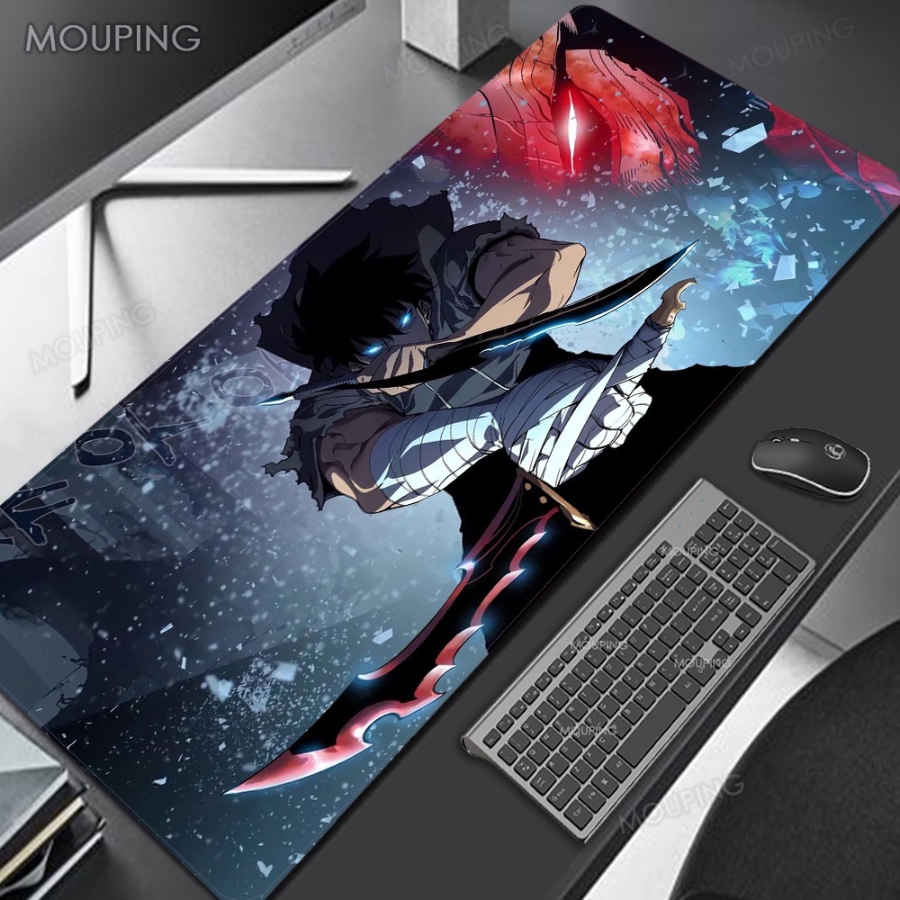 Solo Leveling Mouse Pad 90x40 Desk Mat Gaming Mause Pad Gamer Desktop ...