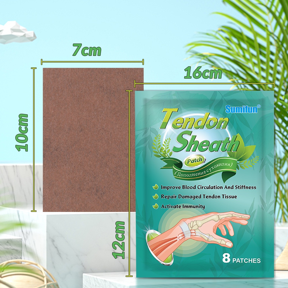 Tendon Sheath Patch Hand Wrist Tendonitis Tenosynovitis Care Sticker ...