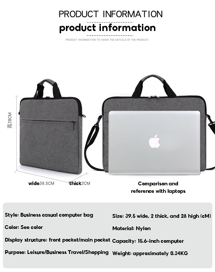 Super Quality OverSize Waterproof Laptop Bag Handle Shockproof Bag 14/ ...