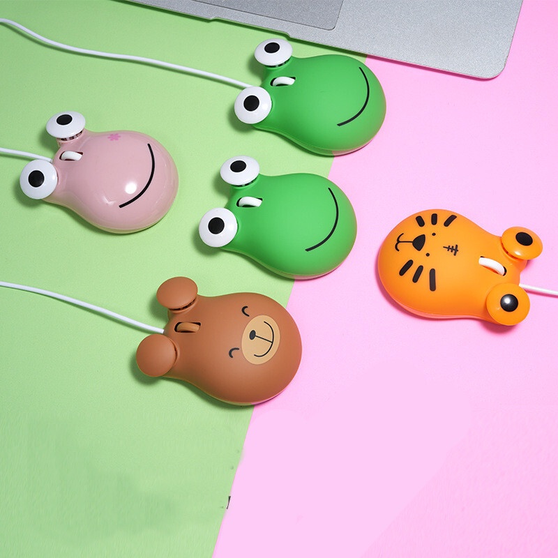 Cute Wired Mouse-Hello Kitty Cat Head - Dolphin Wired Mouse - Rabbit ...