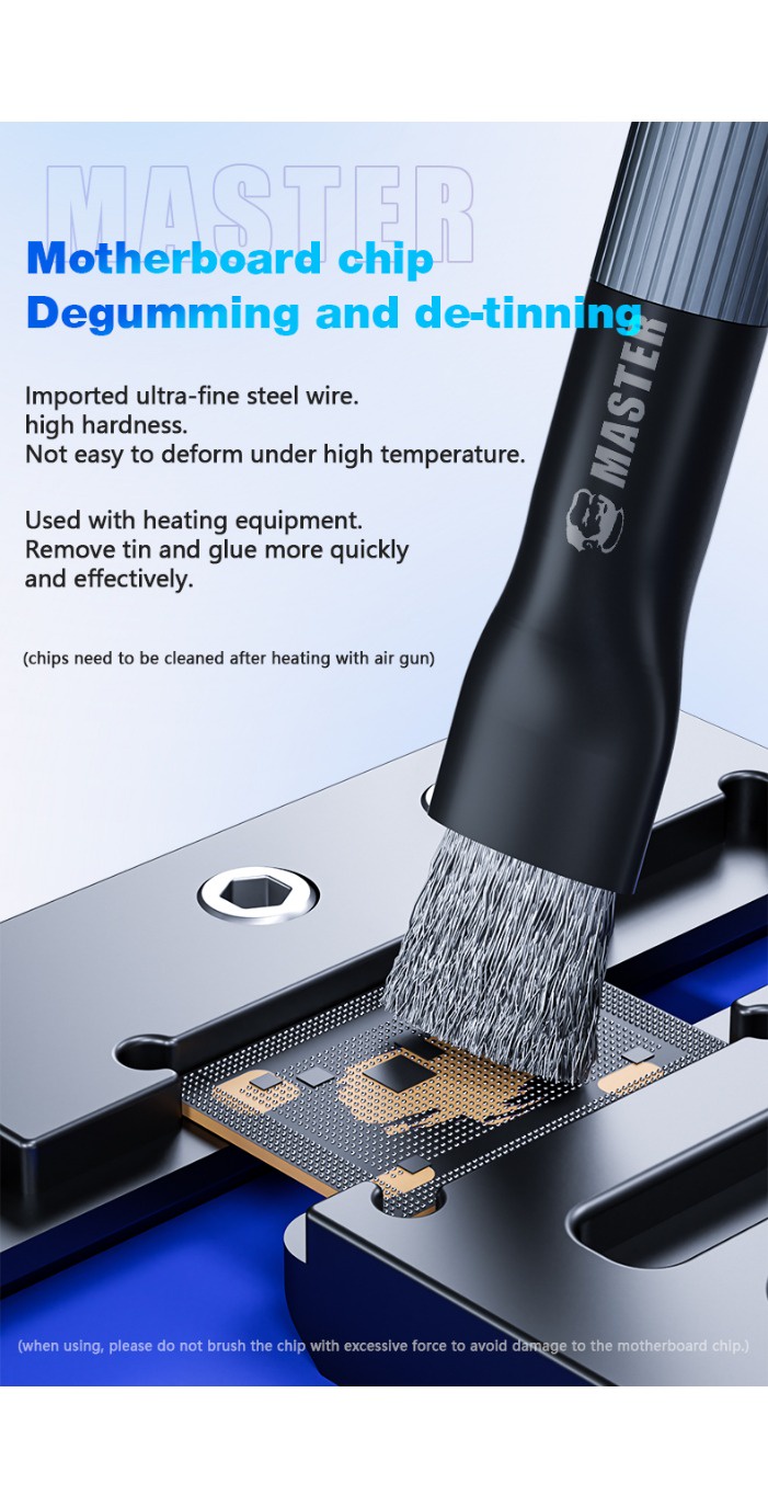 Mechanical steel brush polishing brush Used to remove the mainboard IC ...