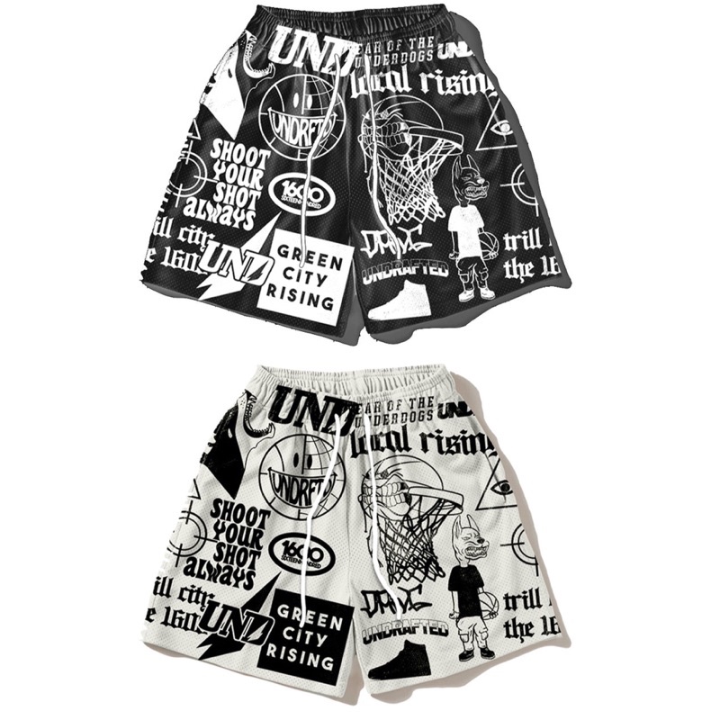 UNDRAFTED “ Trad Mesh Shorts “ w/Free Sticker | Shopee Philippines