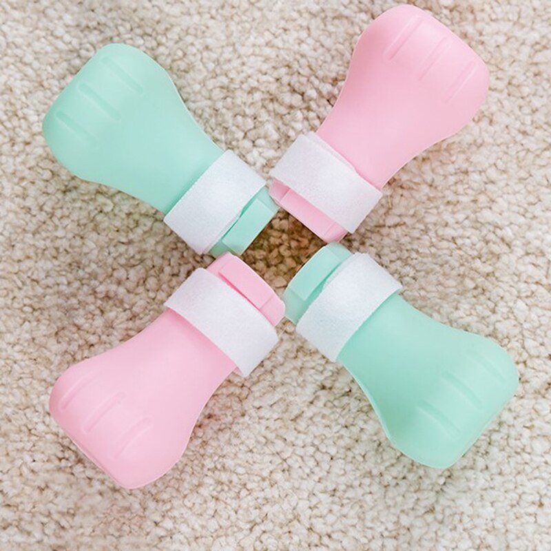 4PCS Anti-Scratch Cats Foot Cover Cut Nails Bath Bite Washing Cat Paw ...