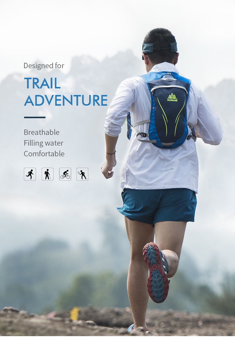 AONIJIE E885 Hydration Backpack Rucksack Bag Vest Harness For 1.5L ...