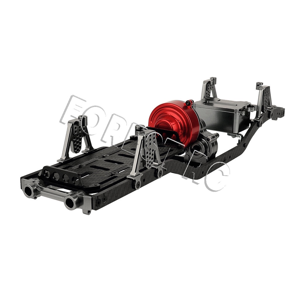 Forestrc 313mm Wheelbase Assembled Metal Frame Chassis with Transmission Gearbox Kit for Axial ...