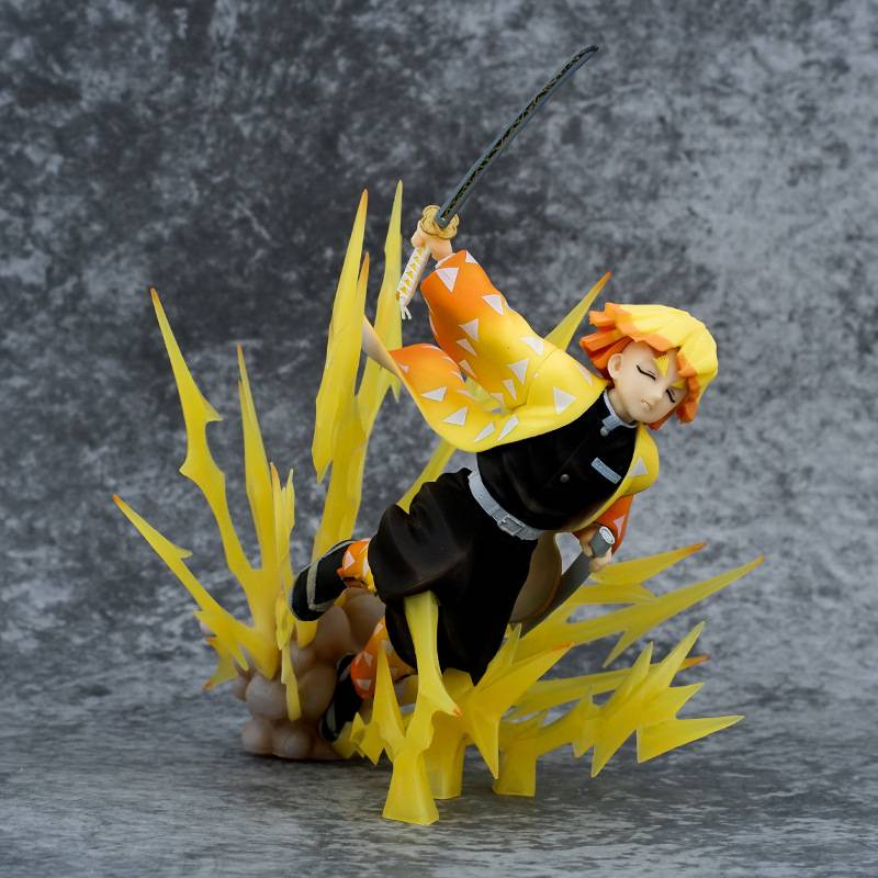 Demon Slayer Anime Figure Agatsuma Zenitsu Action Figure Breath Of ...