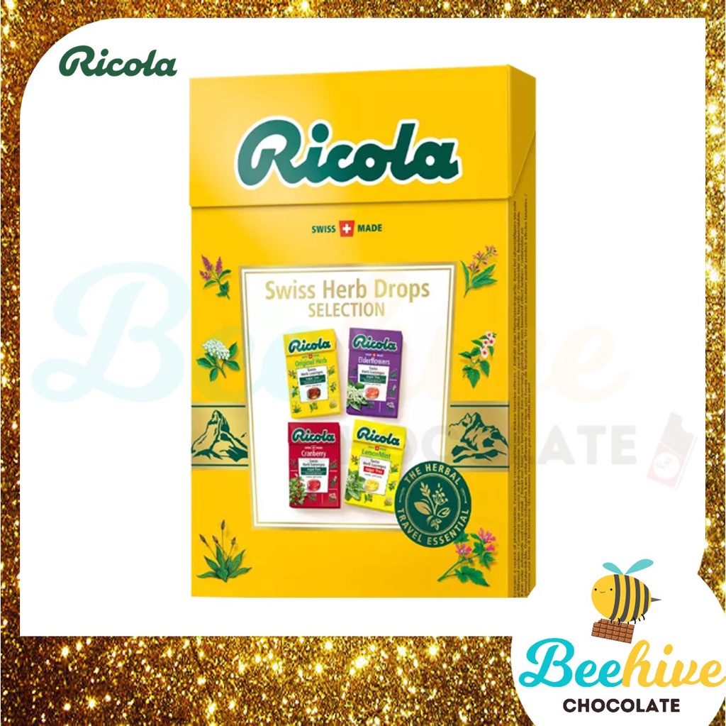 Ricola Sugar Free Assorted 4 Flavours 4 x 40g | Shopee Philippines