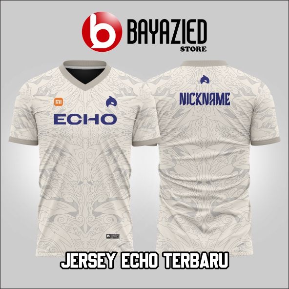 Jersey ECHO ESPORTS WHITE EDITION Latest GAME | Shopee Philippines