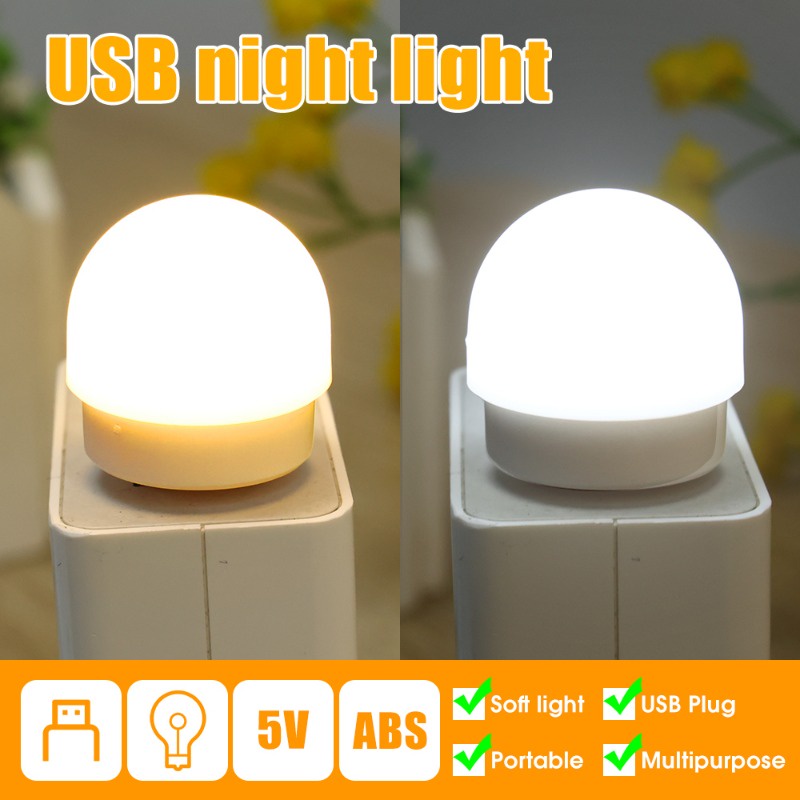 LED Mini Light Bulb / 5V 1W Super Bright Eye Protection Book Light ...