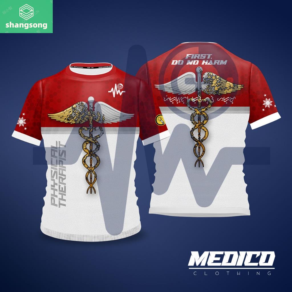shangsong Medical Shirts Physical Therapist V1 MediCo Clothing T-shirt ...