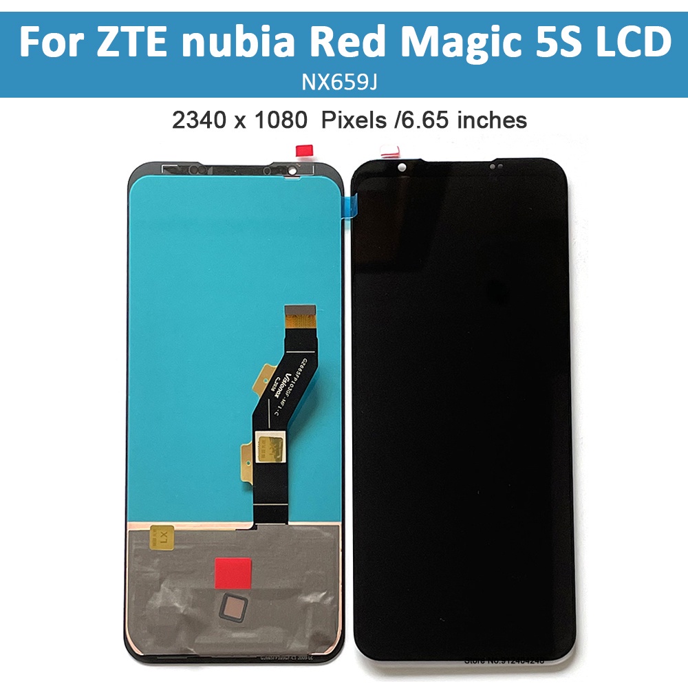 6.5'' Original LCD For Red Magic 5S LCD Screen Touch Panel Digitizer ...