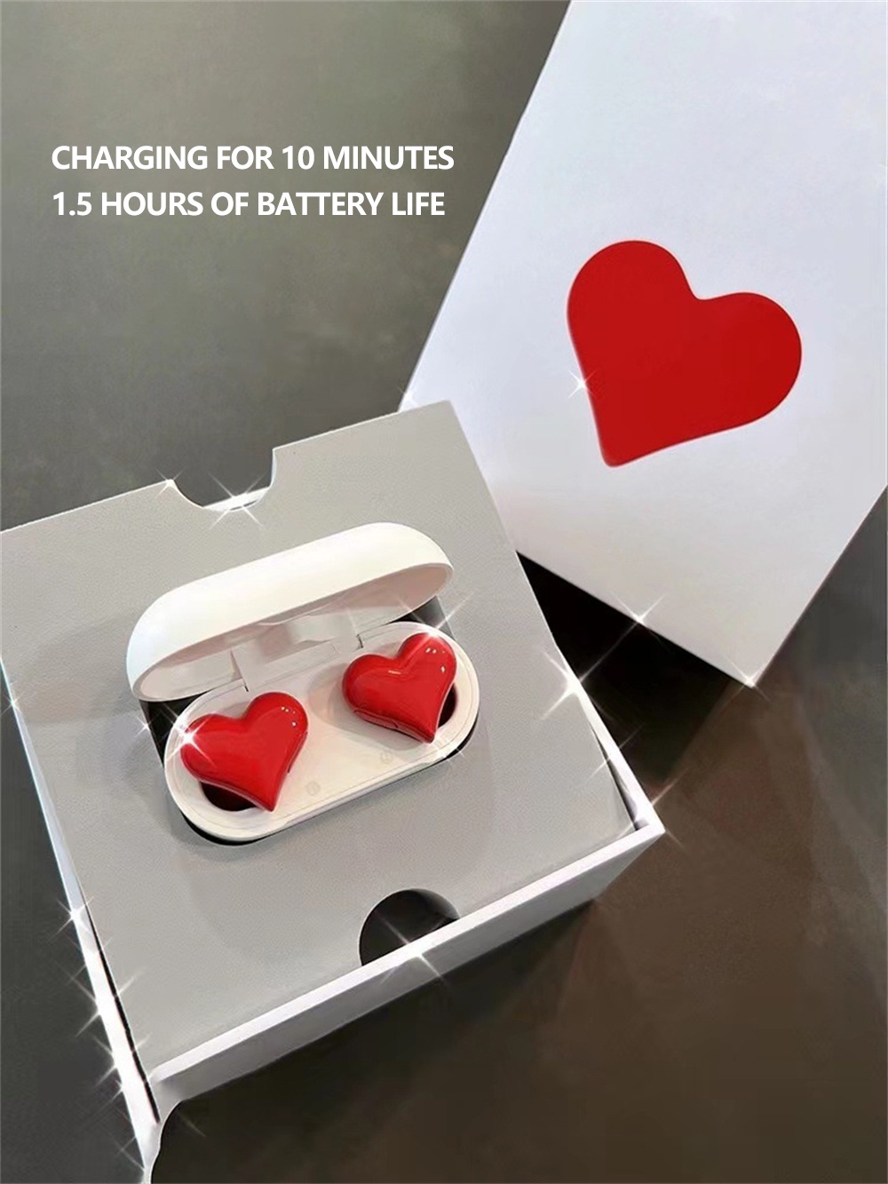 Original Wireless Headphones Heart Shaped Earphones woman Bluetooth ...