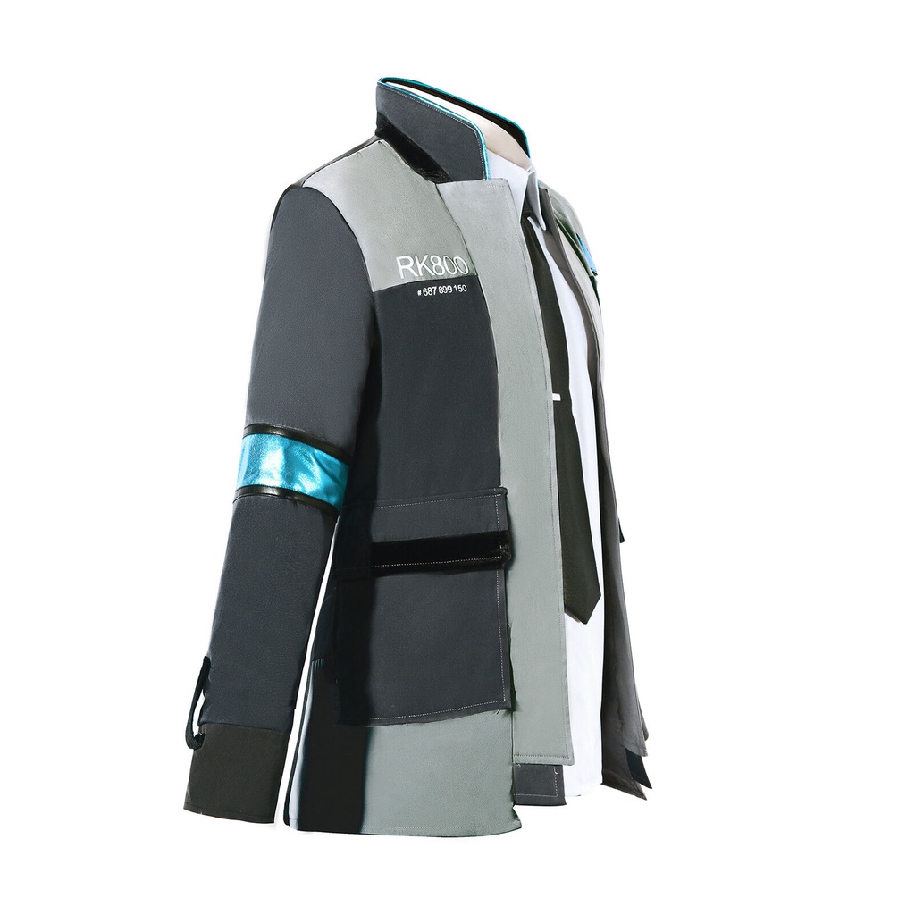 Detroit Become Premium Human Rk800 Connor Cosplay Costume Complete ...