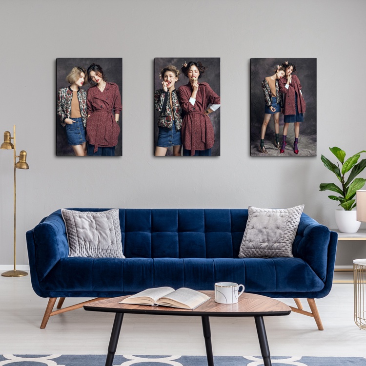 Frame Gambar Customize Potrait Canvas Printing High Quality Printing ...