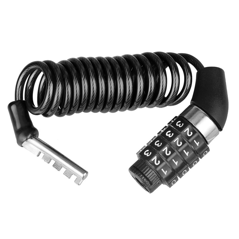 Lock Anti-Theft Bike Lock Helmet Lock Chain Backpack Cycling Password ...