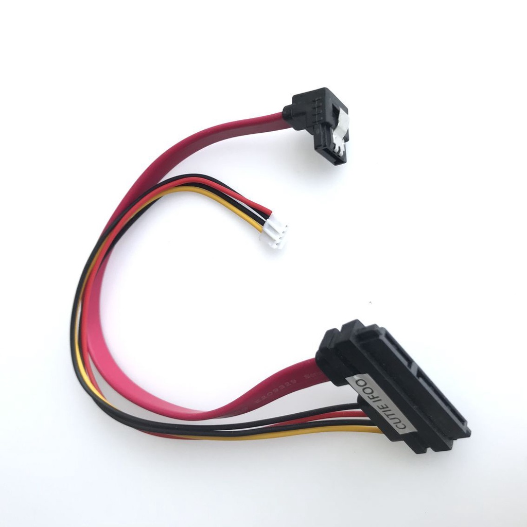 2-in-1 7Pin SATA DATA + 2.0mm 4Pin Power Combo 7+15 Pin 22P SATA ...