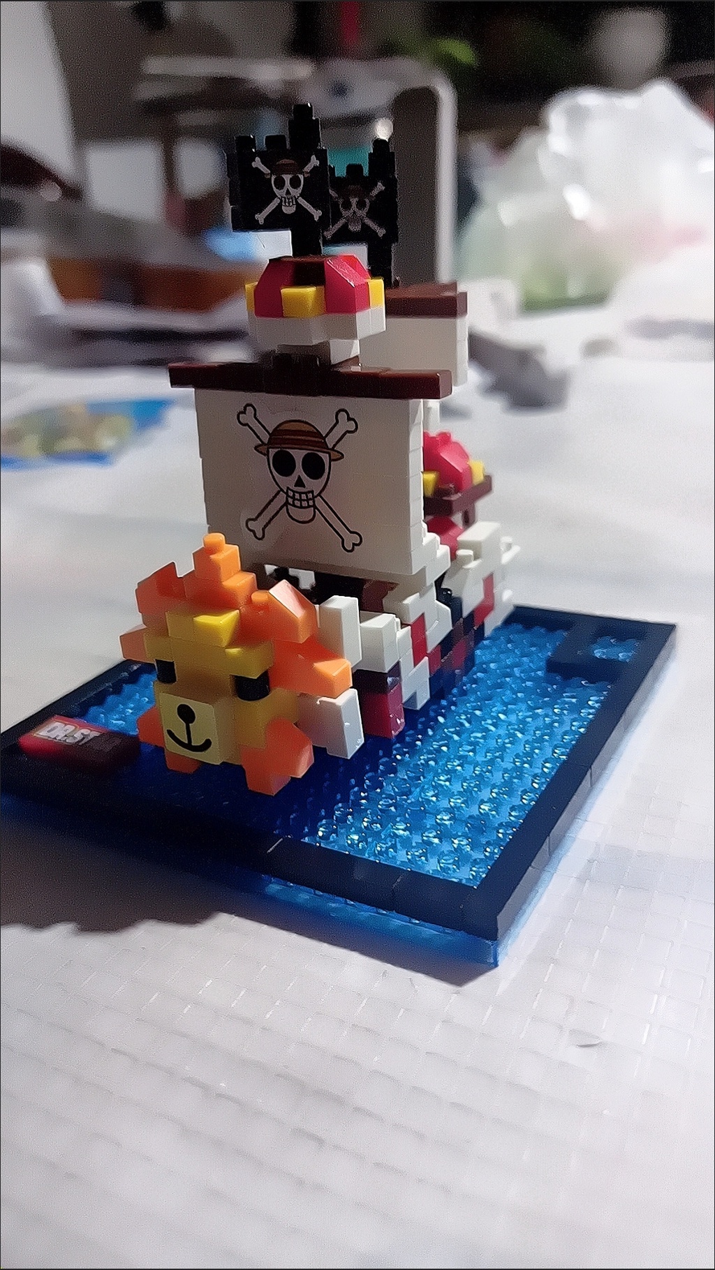 One piece Ship Model Building Blocks toy diy Thousand Sunny Pirate ...