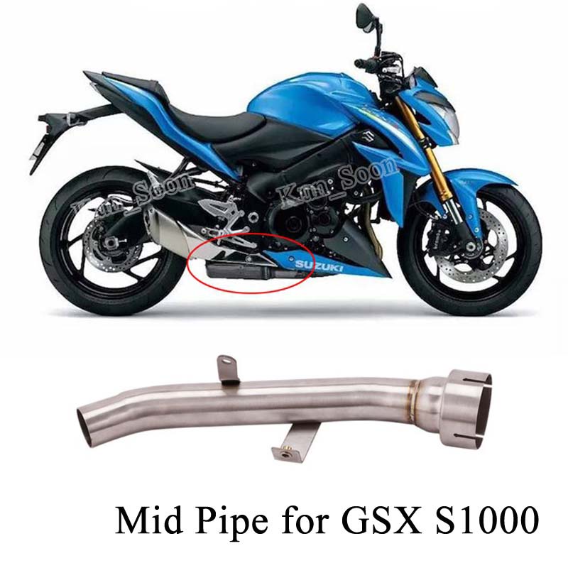 Mid Pipe for GSX S1000 R1000 Motor Exhaust Syetem Modification Connect ...