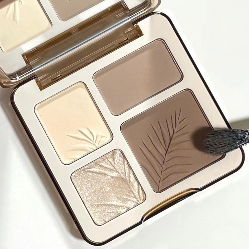 MUGE LEEN 4-colour Highlights Contour Matte Brighten | Shopee Philippines