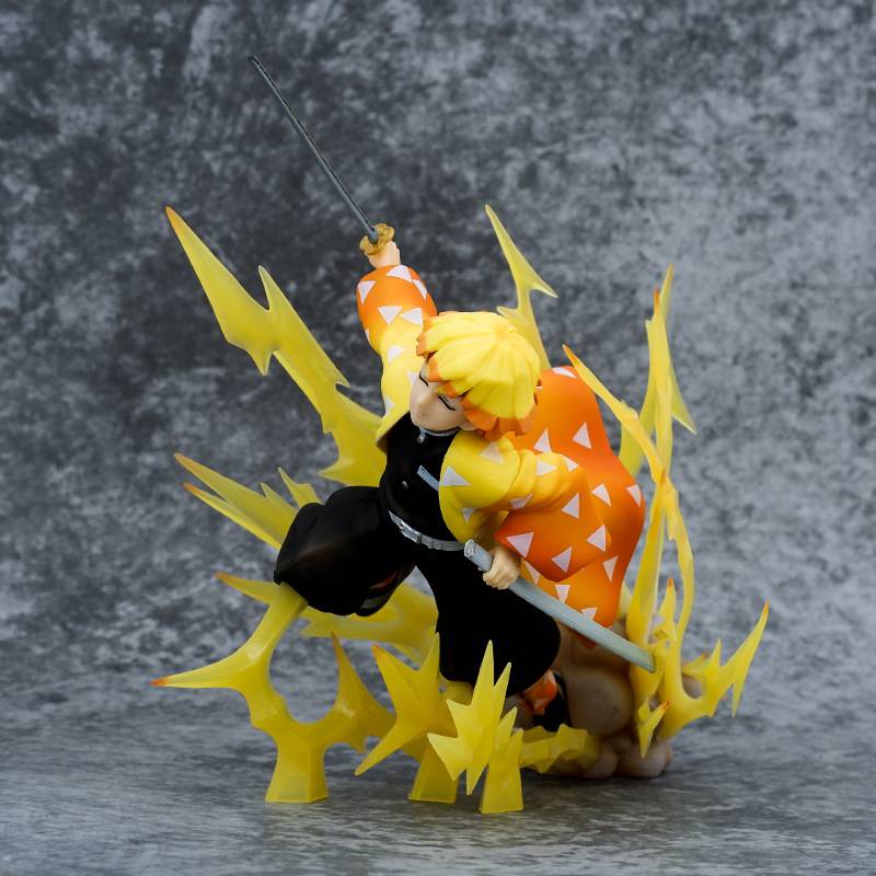 Demon Slayer Anime Figure Agatsuma Zenitsu Action Figure Breath Of ...