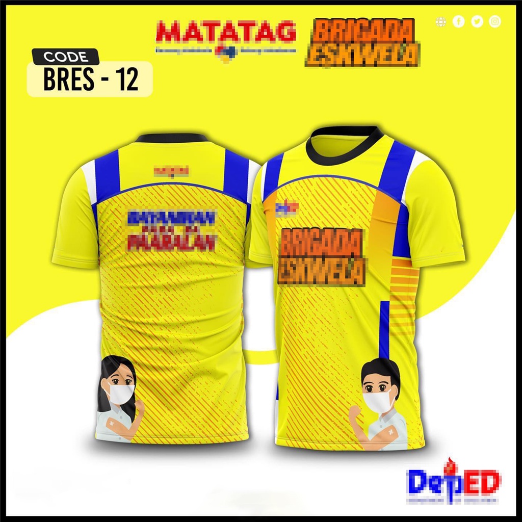 MATATAG UNIFORM SUBLIMATION CODE-BRES-12 DEPED BADGE | Shopee Philippines