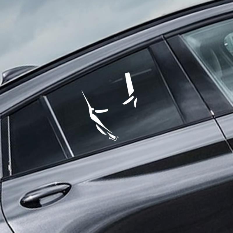 Iron Man Car Sticker Reflective Silhouette Edition Hollow Engraving ...