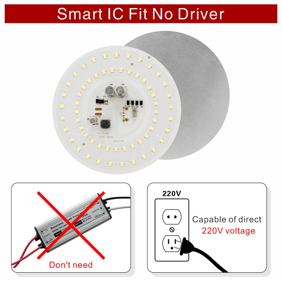 Got Liang LED Chip for 55W 45W 38W 28W 18W 14W 10W 5W Light Bulb ...