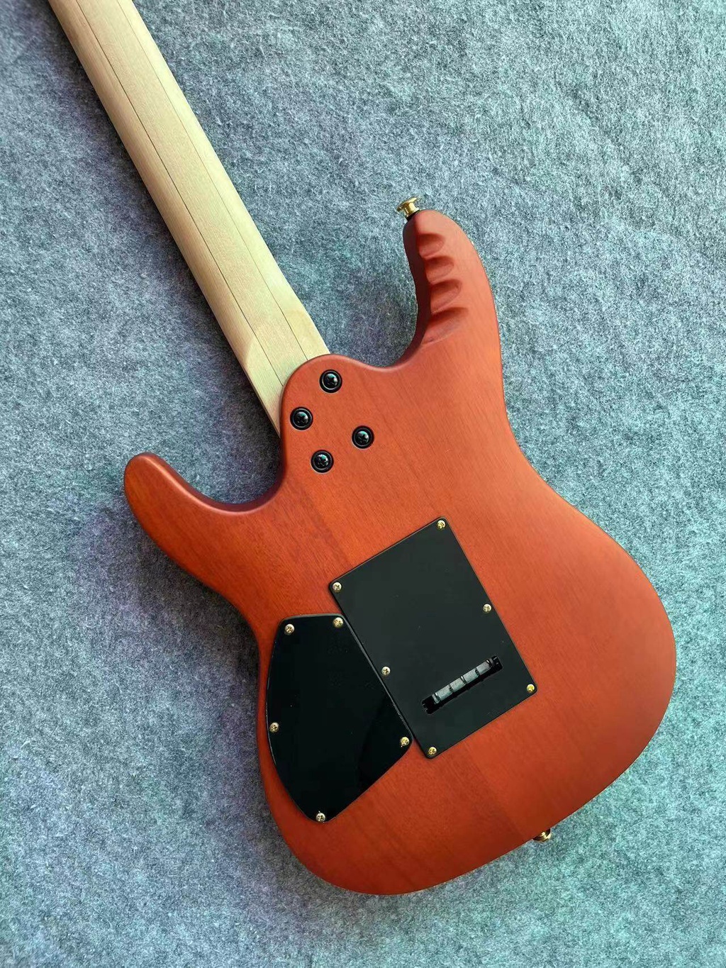 Ibanez Egen Orange Electric Guitar Flame Maple Top Abalone Inlay Maple ...
