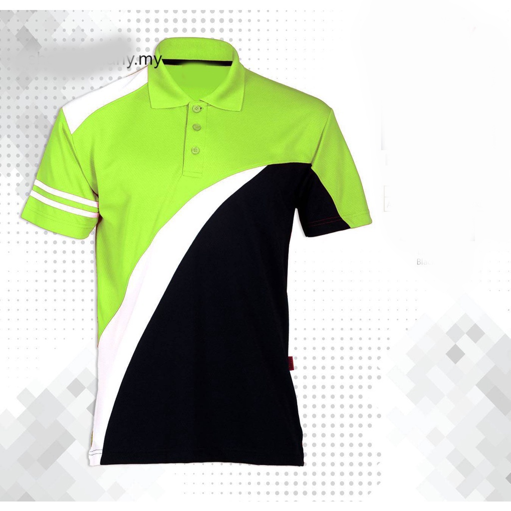 Full sublimation Polo-shirt uniform couple set green | Shopee Philippines