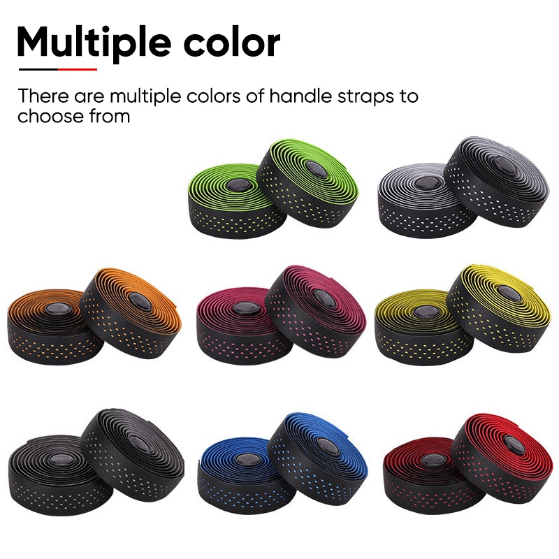 Handlebar Tape Road Bike Tape for Fixie Gear Strap PU EVA Wrap ...